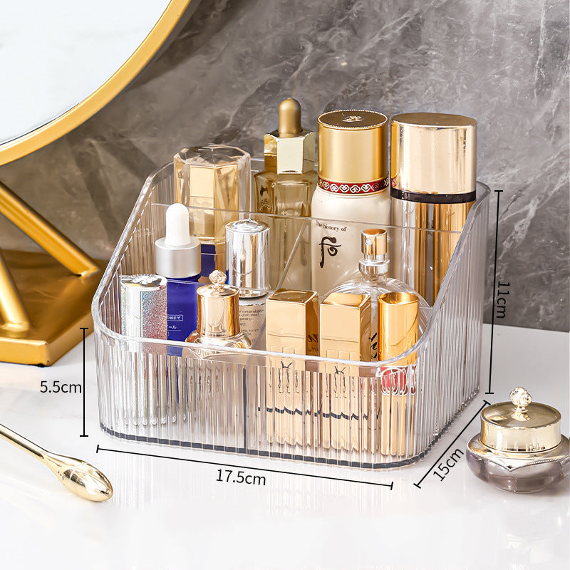 Multi-grid desktop storage box Cosmetics sorting box Storage box ...